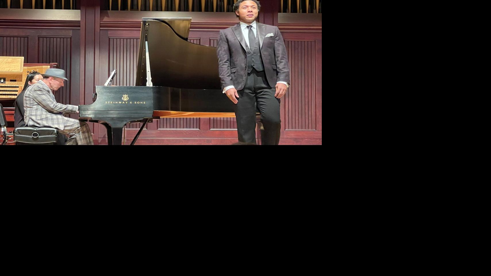 Rising baritone performs emotional Tucson world premiere