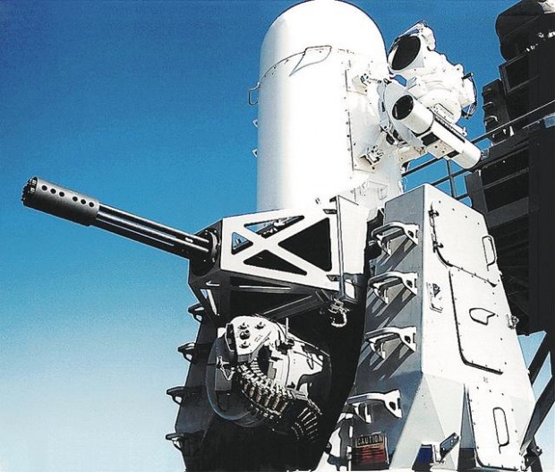 Army eyes Raytheon's high-tech, seagoing Gatling gun