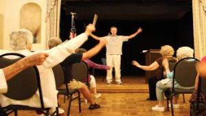 TSO Conductor leads exercise class