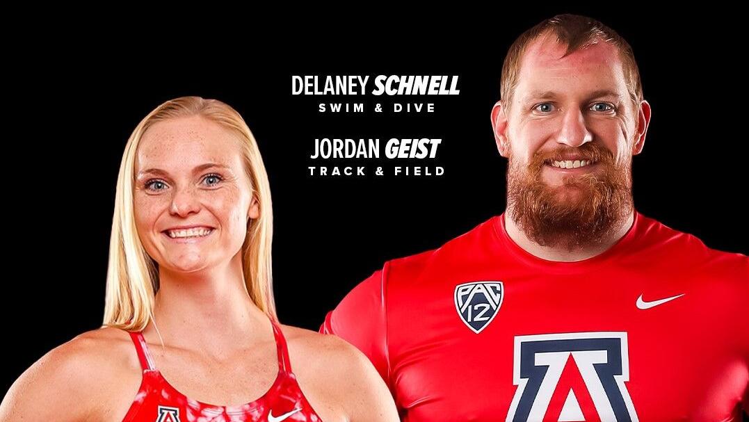 Arizona's Jordan Geist, Delaney Schnell honored by Pac-12
