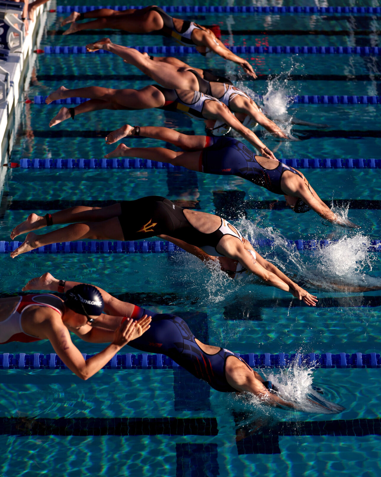 Photos: Arizona Wildcats make a splash in first home triathlon home event