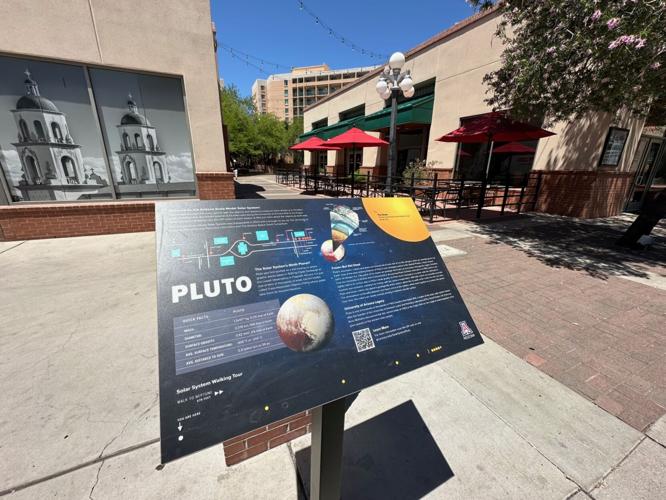U of A scale model solar system adds Pluto's broken heart