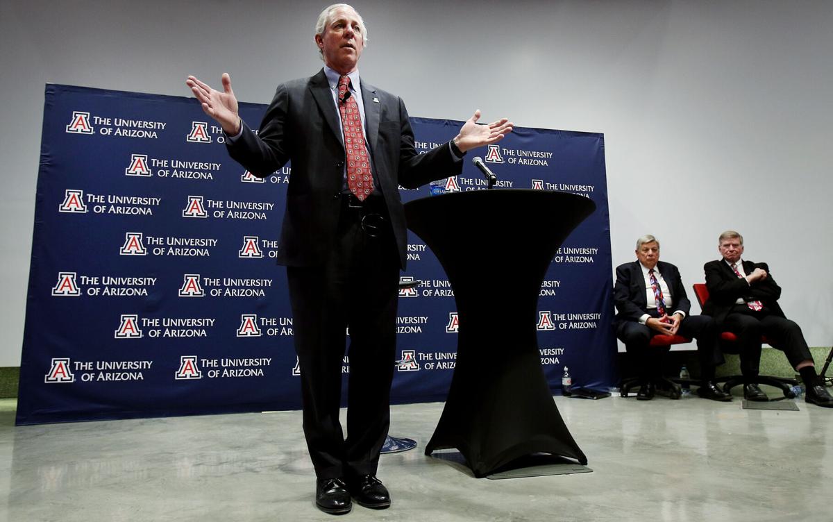 U of A President Robert C. Robbins stepping down