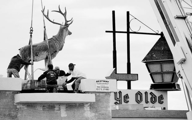 "Ol' Bill" gets a rooftop home