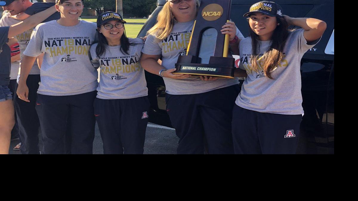Watch: Arizona Wildcats celebrate national championship in Tucson