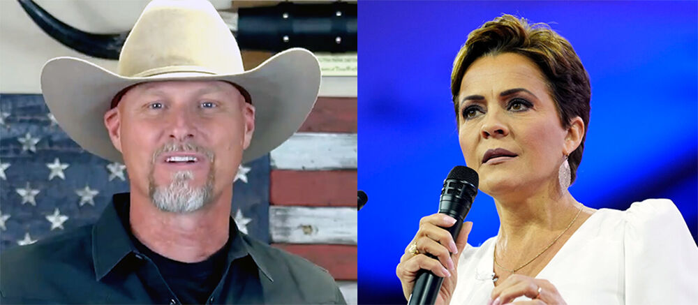 Kari Lake leads Mark Lamb in early returns