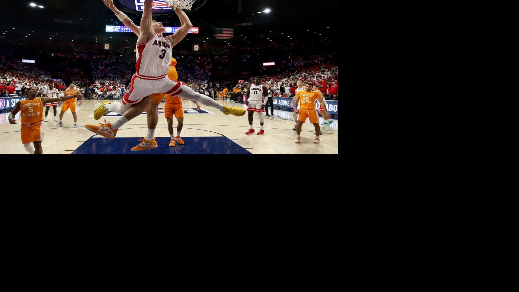 Photos: University of Arizona claws to a 75-70 win over Tennessee, top ...