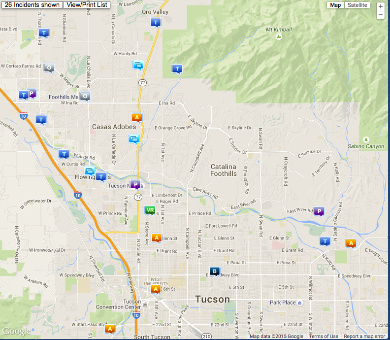 How safe was your neighborhood yesterday?