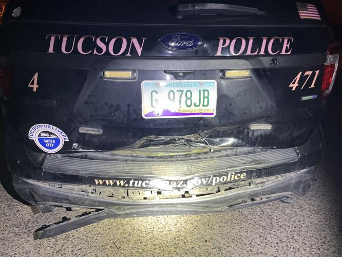 Man faces DUI after rear-ending Tucson police vehicle