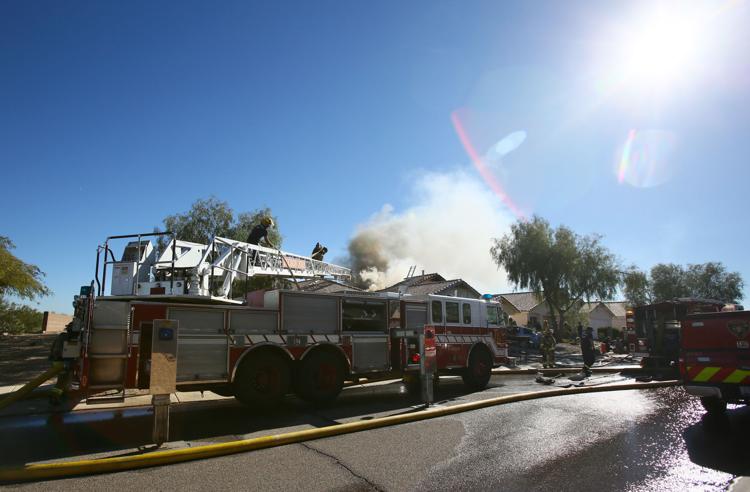 Tucson house fire leaves 1 dog dead, displaces couple