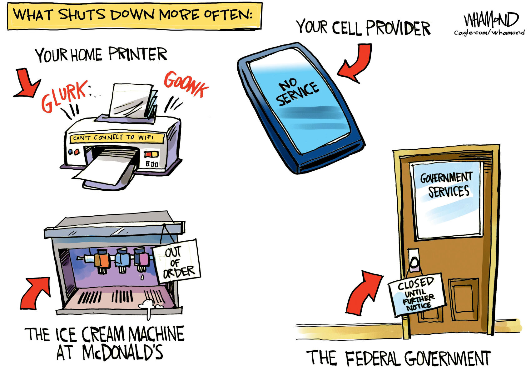 ANOTHER VIEW | Dave Whamond | Cagle Cartoons