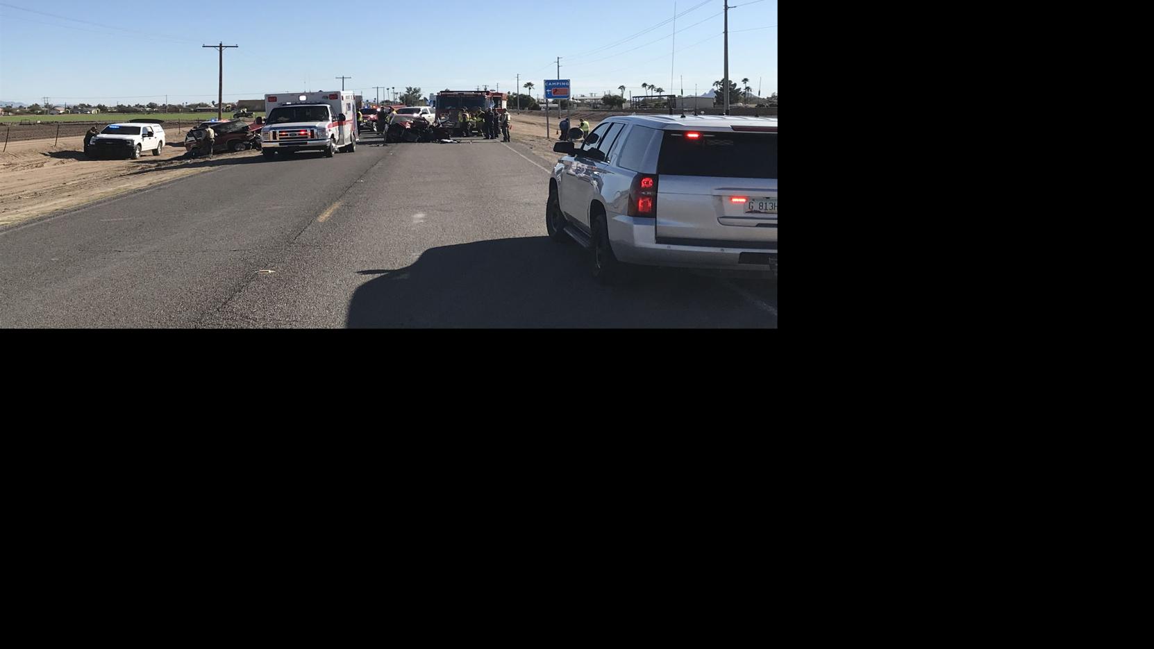 Three dead after head-on collision in Arizona City | Local news ...