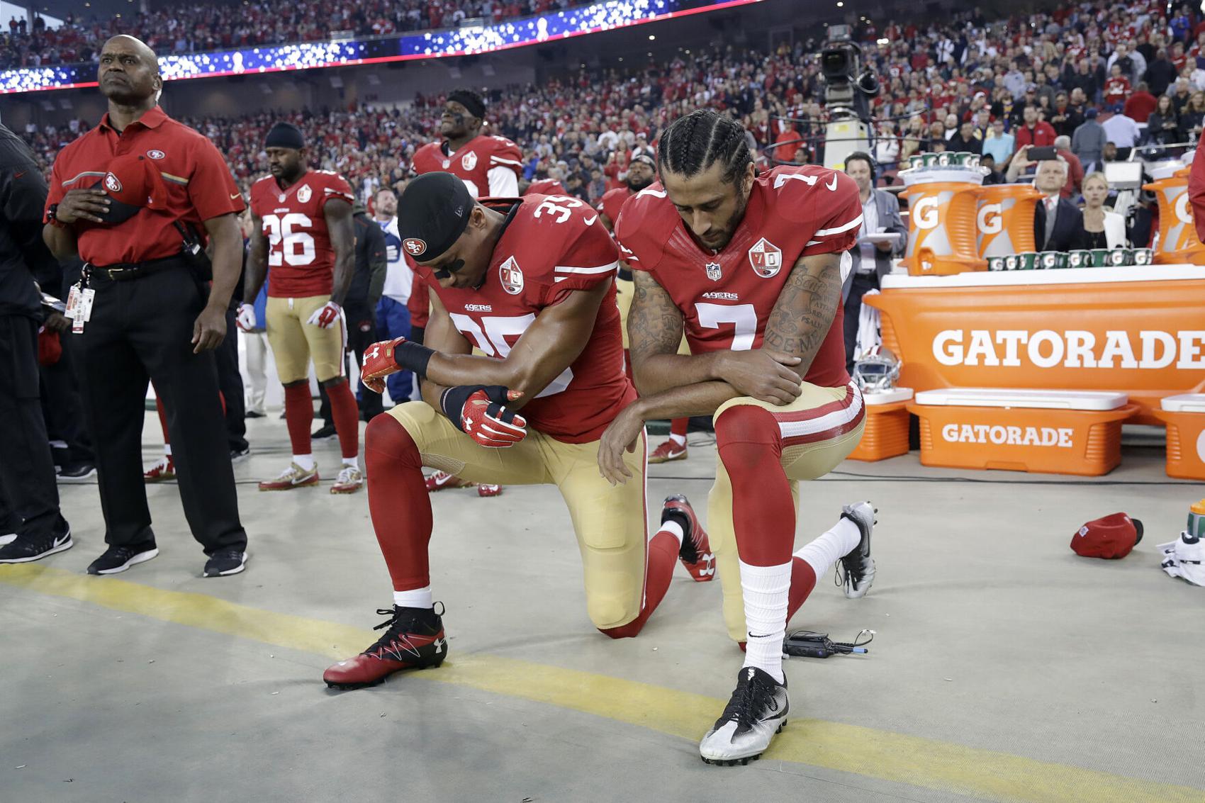 Colin Kaepernick's timeline, from his first kneeling protest until now