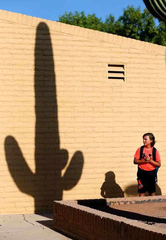 Photos: First day for school at Cross Middle School, Amphitheater ...
