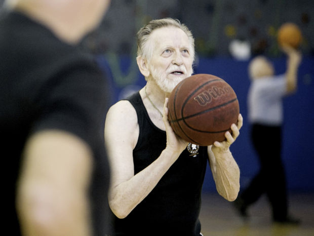 Free-throw expert regularly take shots at perfection
