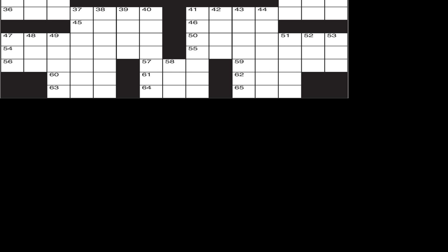 Crossword Puzzle | Arts-and-leisure | tucson.com