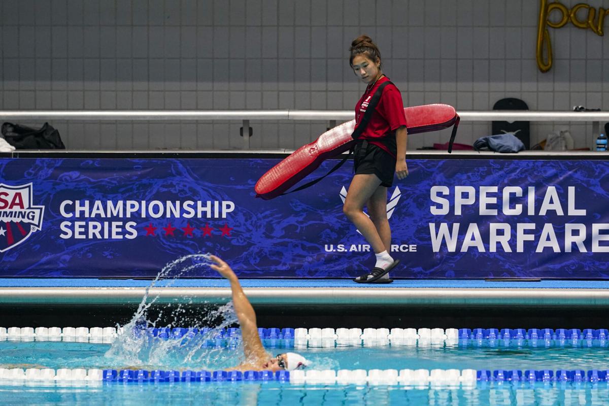 Column: A salute to lifeguards, who are even needed at the Olympic pool ...