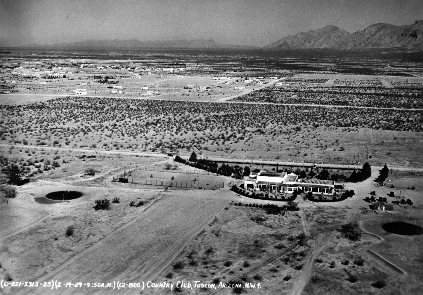1929 aerial photos of Tucson