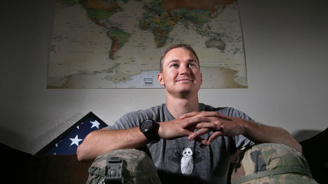 Veteran Luke Burgan followed family tradition by joining Army