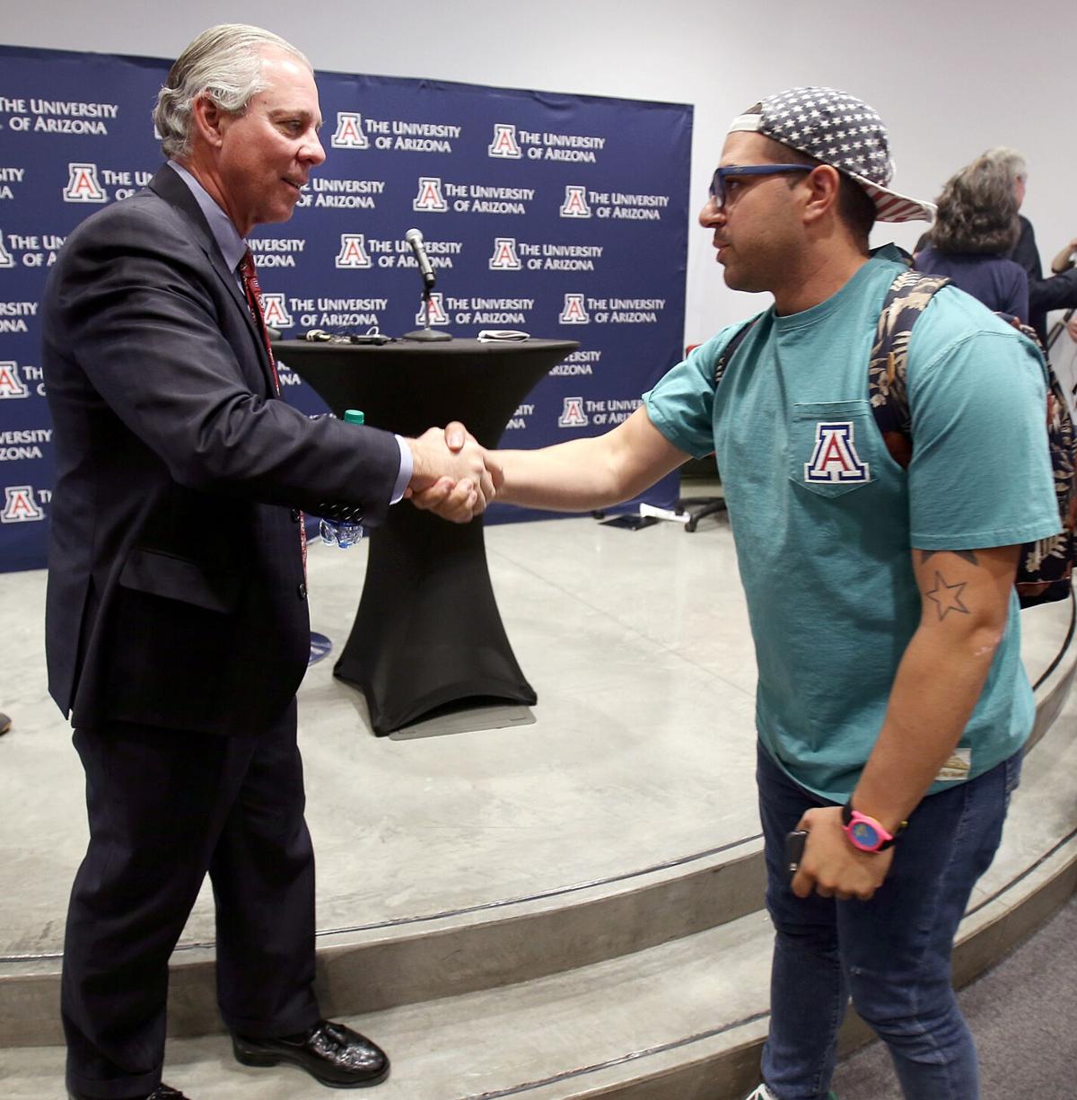 U of A President Robert C. Robbins stepping down