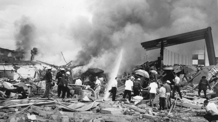 Photos: '63 Supreme Cleaners explosion