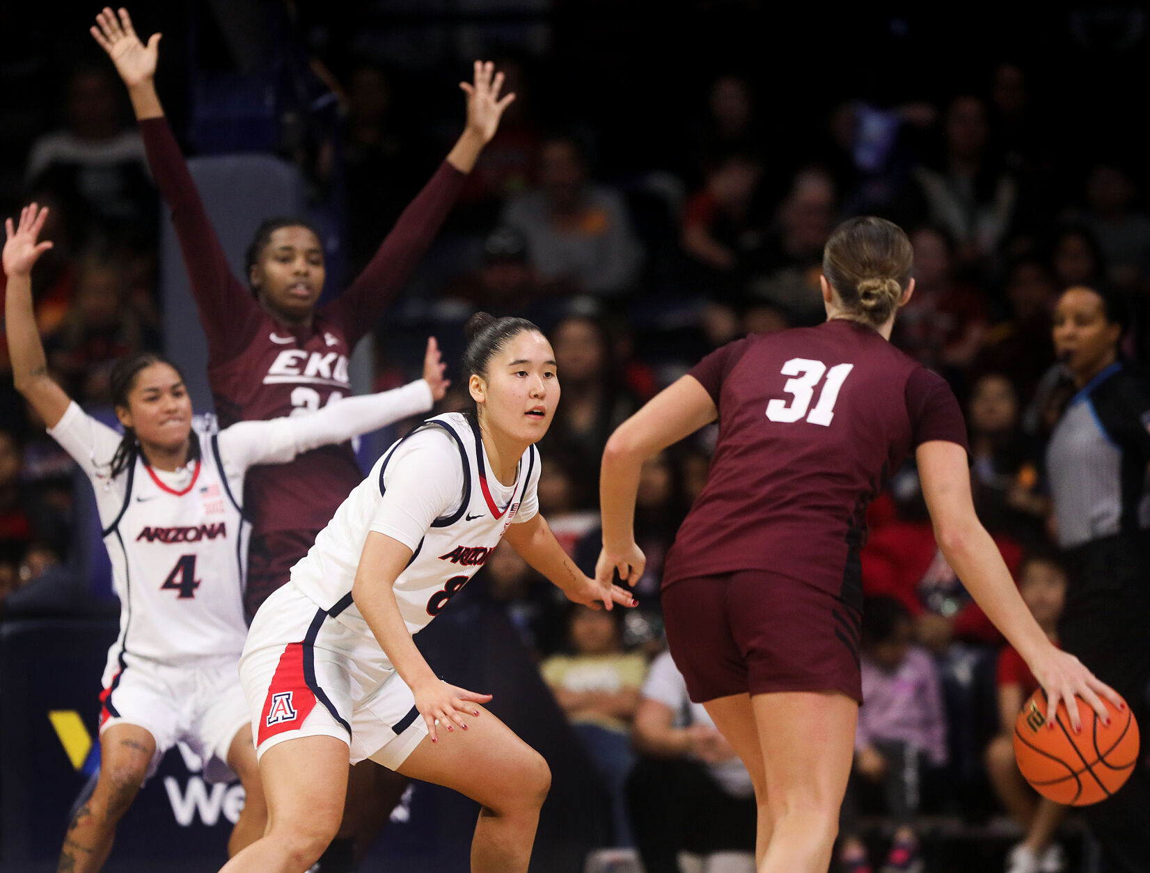Photos: Arizona women's basketball holds off Eastern Kentucky, ends 2 ...
