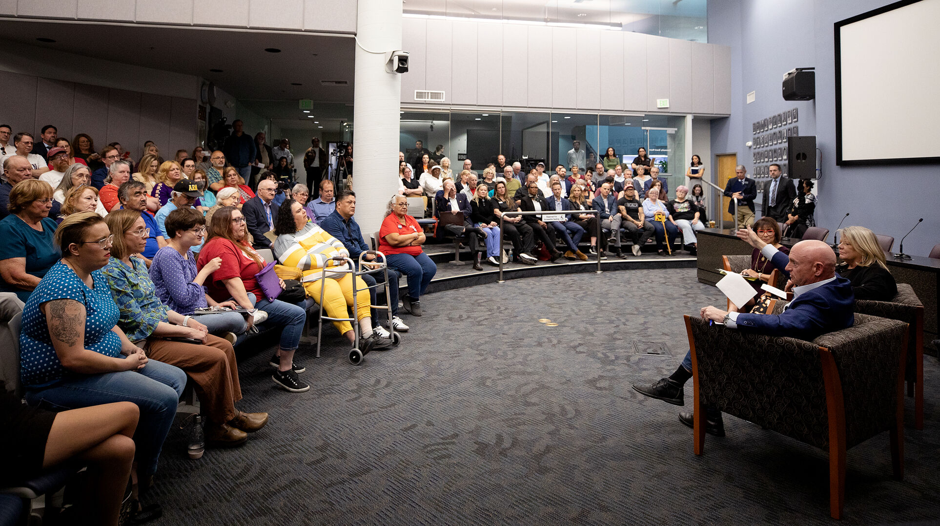 Photos: Senator Mark Kelly hosts town hall about healthcare in Tucson
