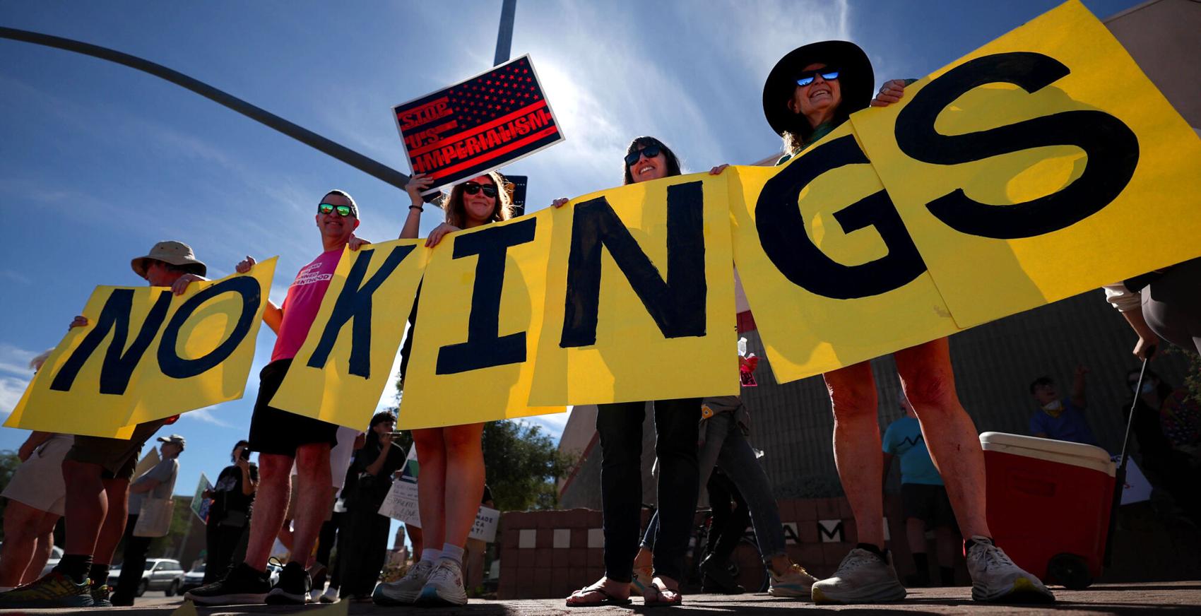 Thousands in Tucson join nationwide 'No Kings' rallies