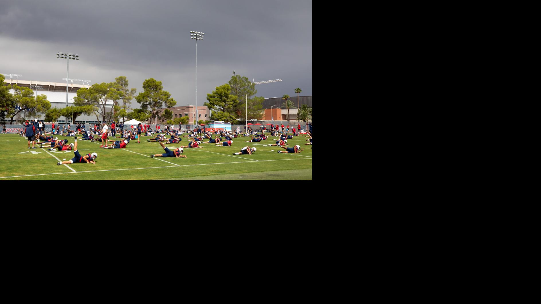 UA training-camp practice No. 1: Initial focus on fundamentals; RB D.J ...
