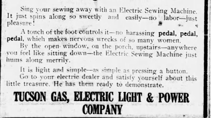 Newspaper ads from 1920 | Tucson history and Stories from the Star's ...