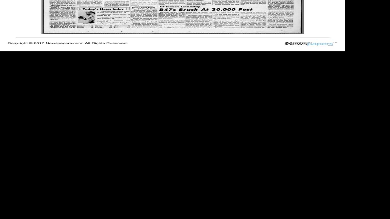 Arizona Daily Star front page March 11, 1959