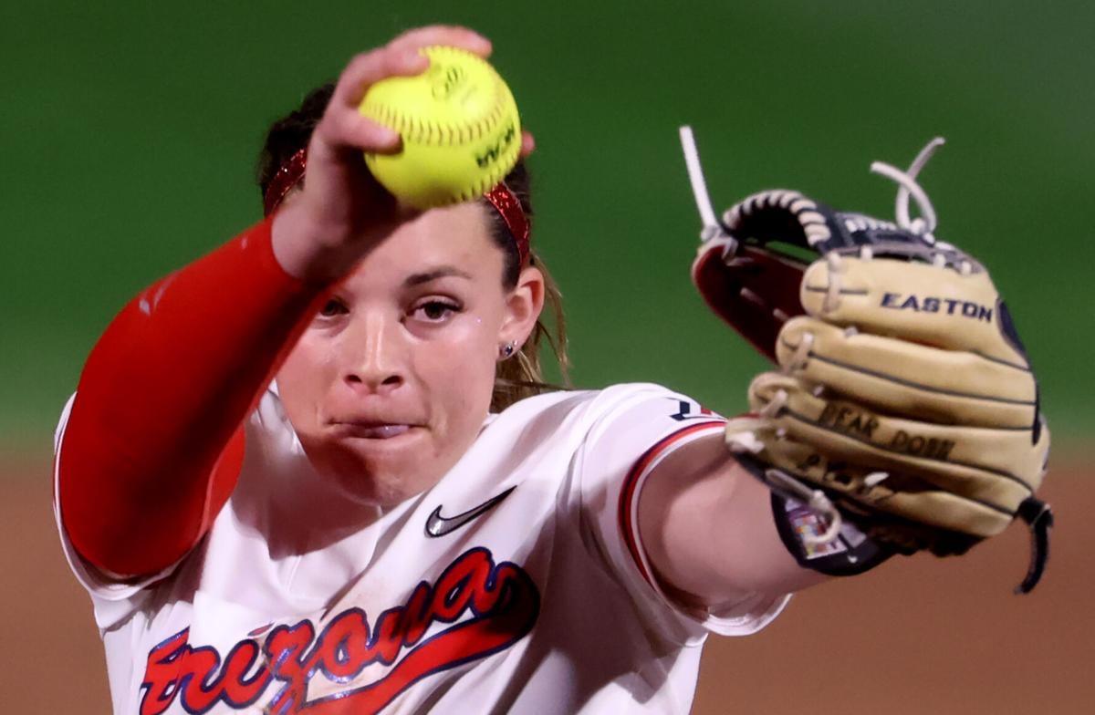 Arizona softball's Devyn Netz pitches perfect 5-inning game