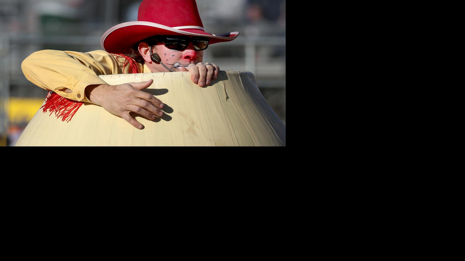 Rodeo clown John Harrison will paint on smile in wake of mother's death