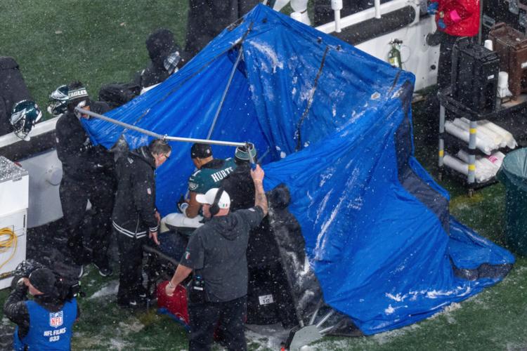 A peek inside the blue medical tent that has become a fixture on NFL ...