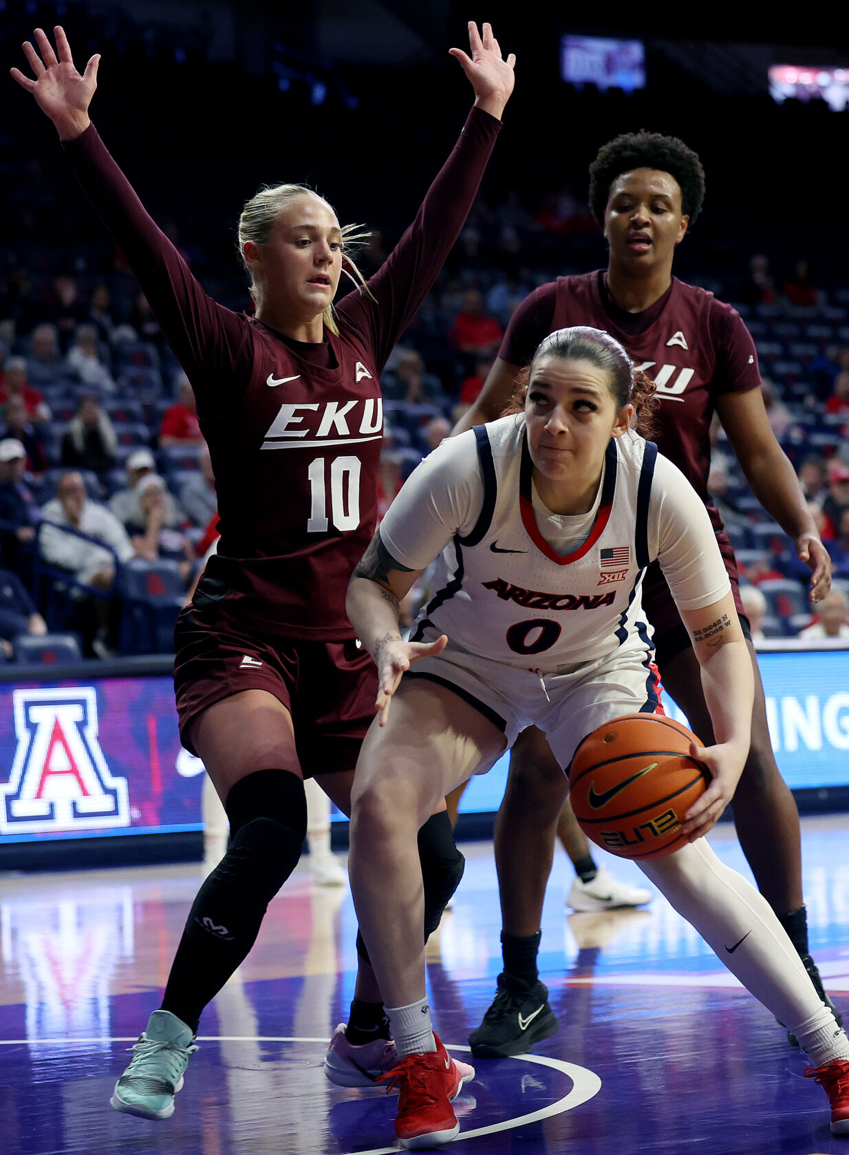 Photos: Arizona women's basketball holds off Eastern Kentucky, ends 2 ...