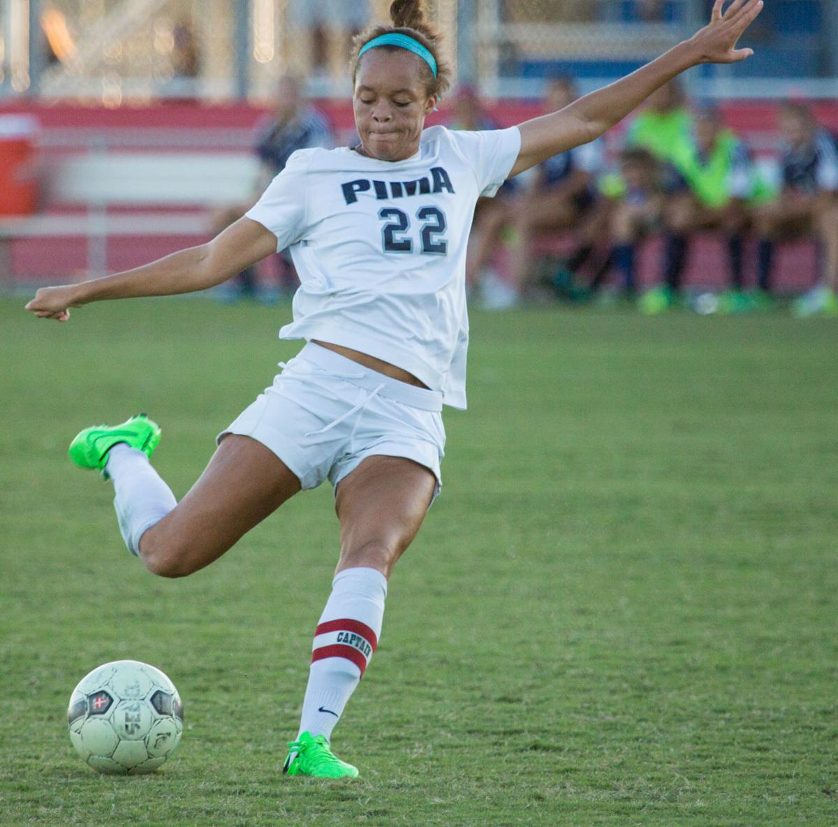 Hunley scores her first NCAA goal