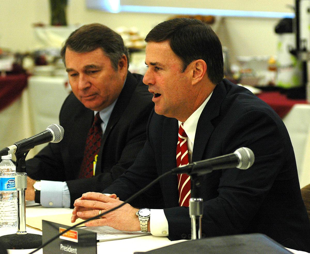 Ducey won't commit to restoring funding for Arizona universities