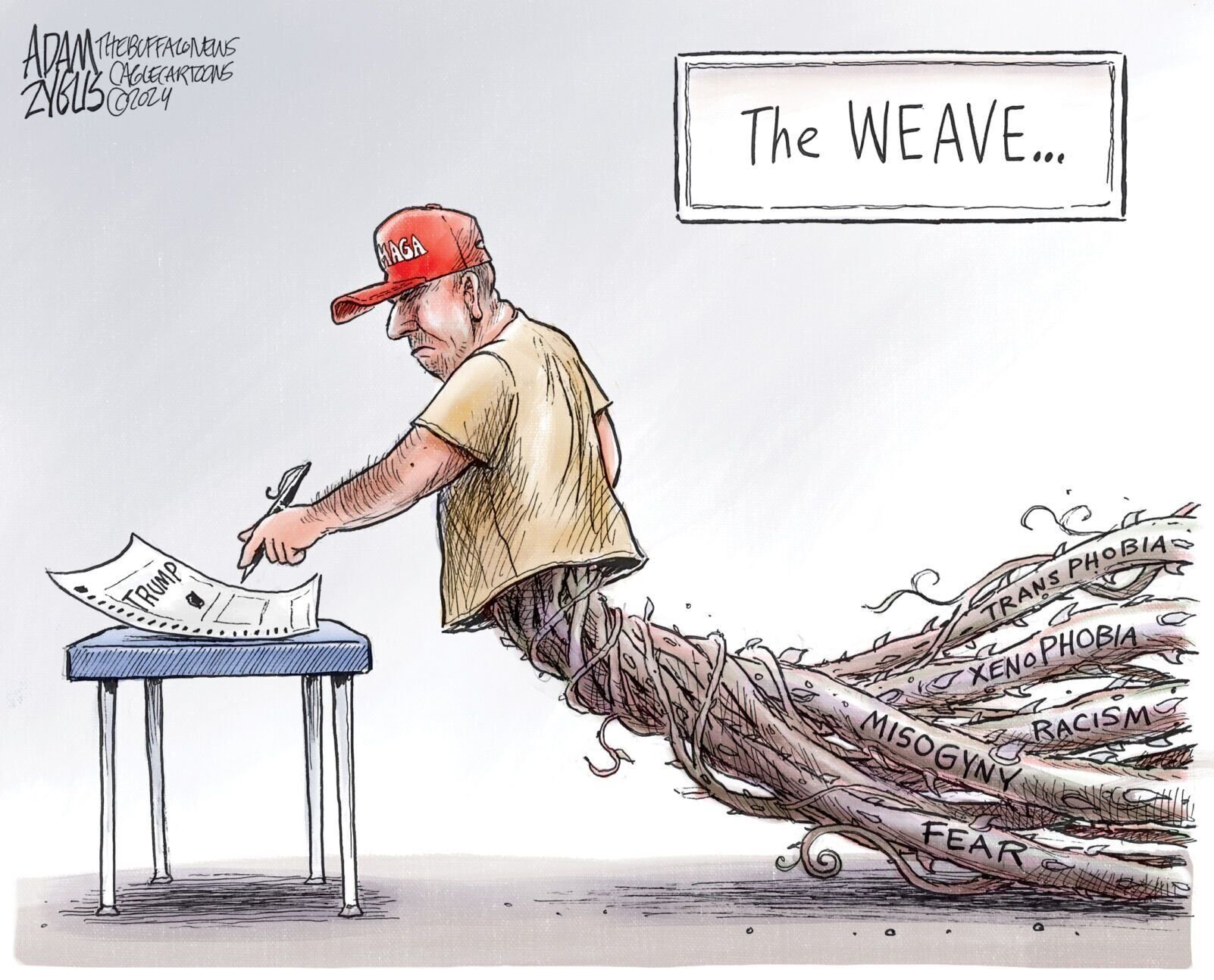 20 political cartoons draw out Donald Trump's win