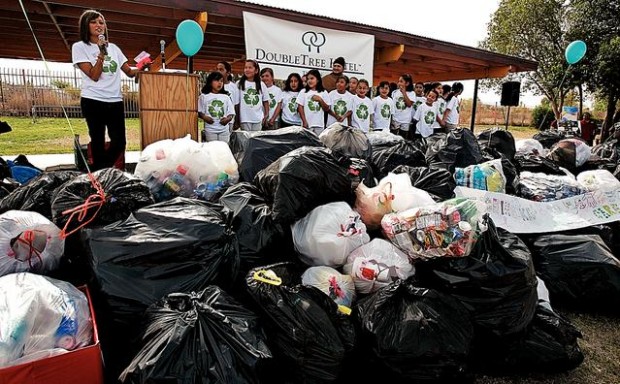 Doubletree, school join for a lesson on environment