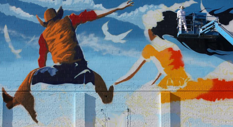 Photos: Joe Pagac's Epic Mural in Tucson | Local news | tucson.com