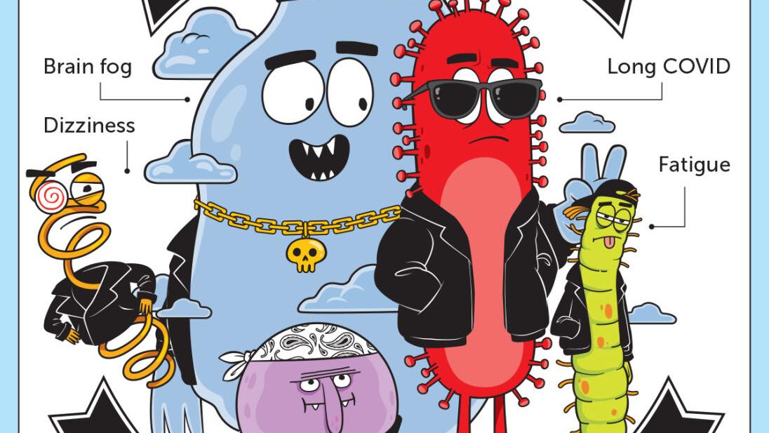 Cartoons to help Pima County spread the word on Long COVID