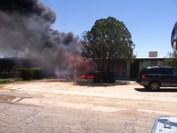Tucson house fire displaces family of 5