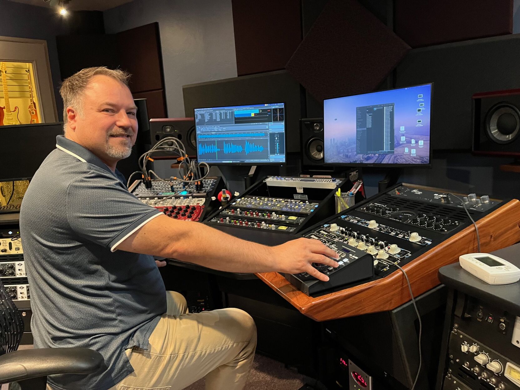 This Tucsonan hears audiobooks before you do — in his recording studio