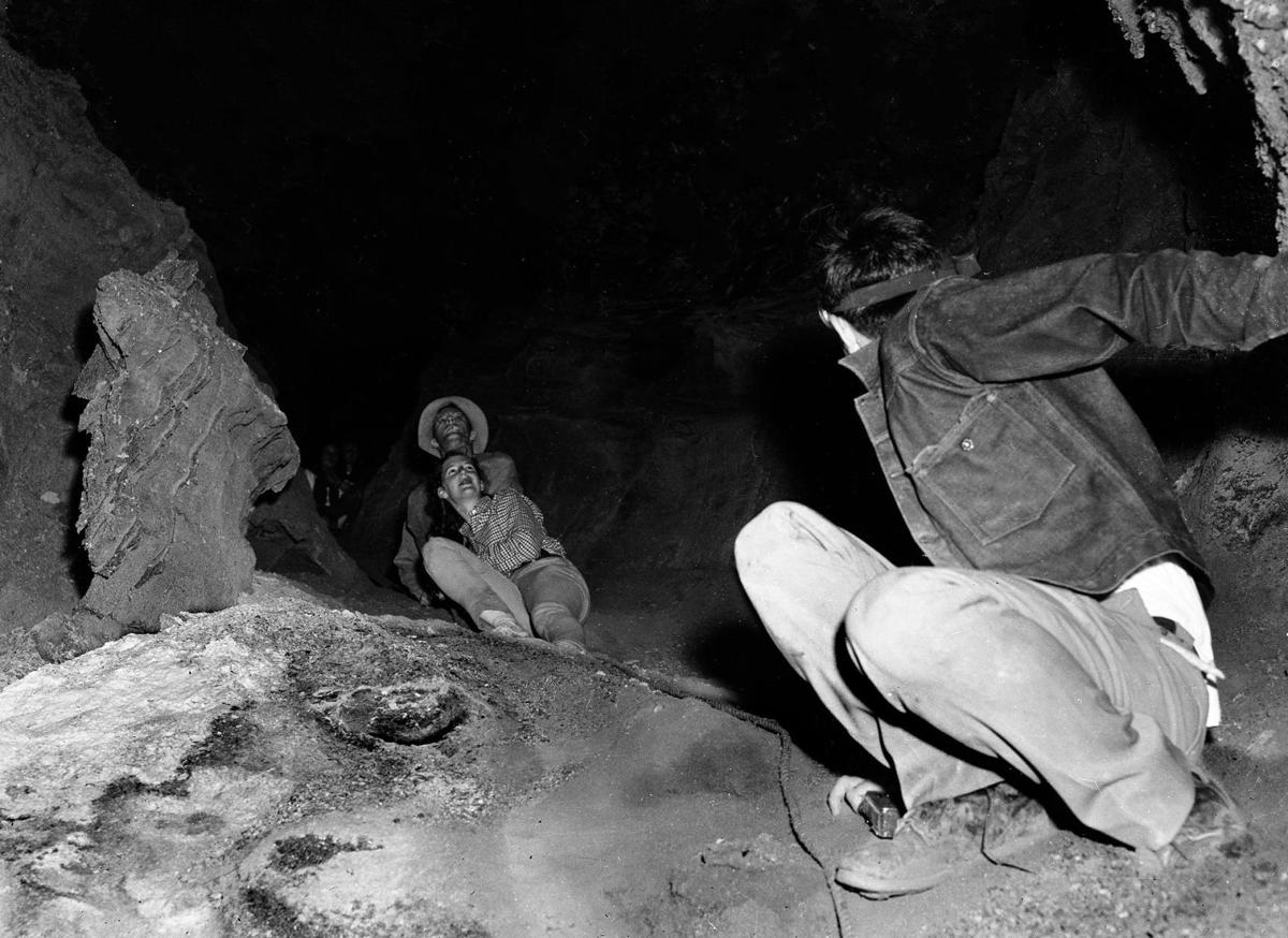 Photos: Exploring Peppersauce Cave near Oracle in 1948 | Retro Tucson ...
