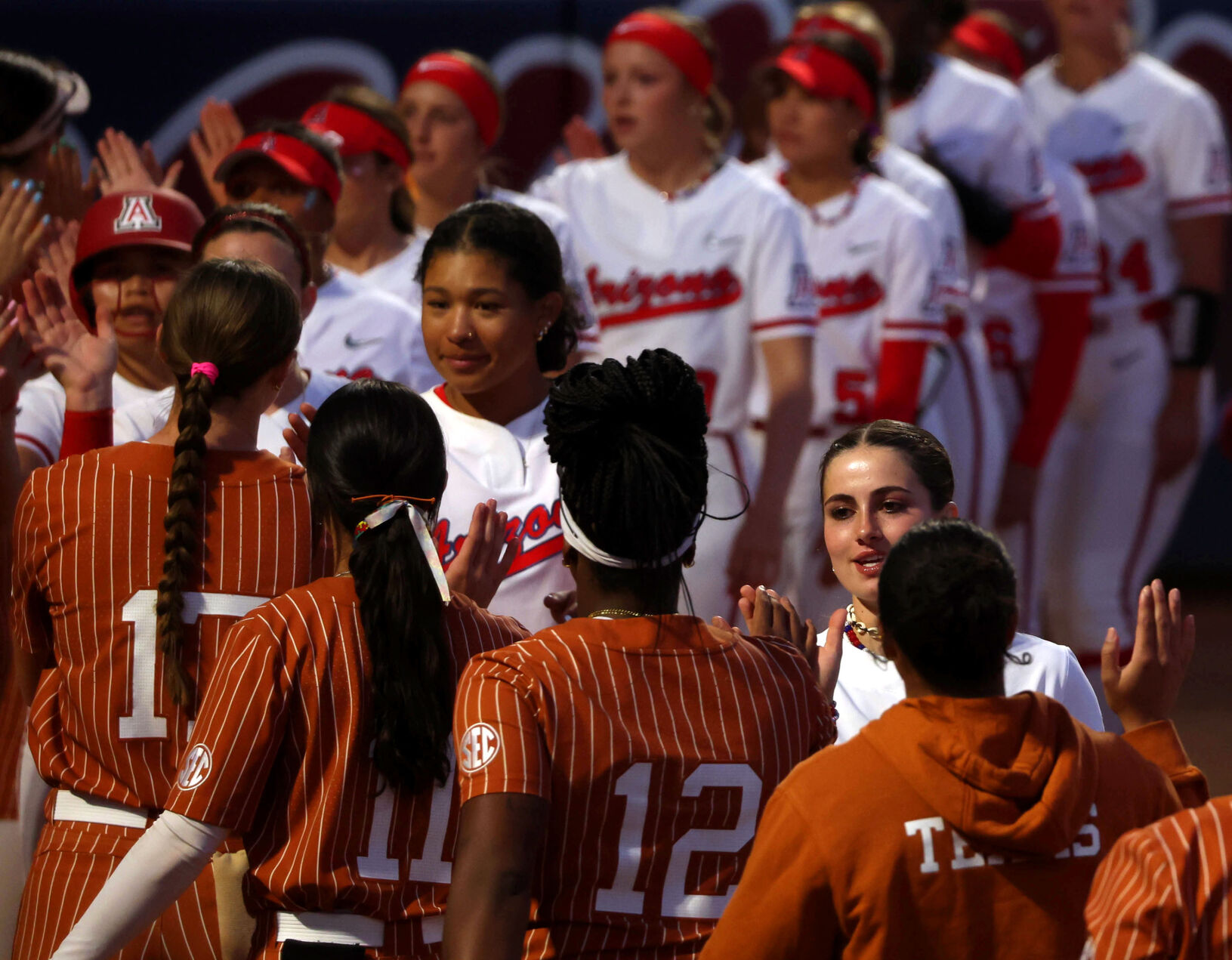 Photos: No. 1 Texas wins 8-4 against No. 11 Arizona, Hillenbrand ...
