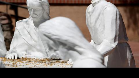Statues smashed at Tucson's Garden of Gethsemane park