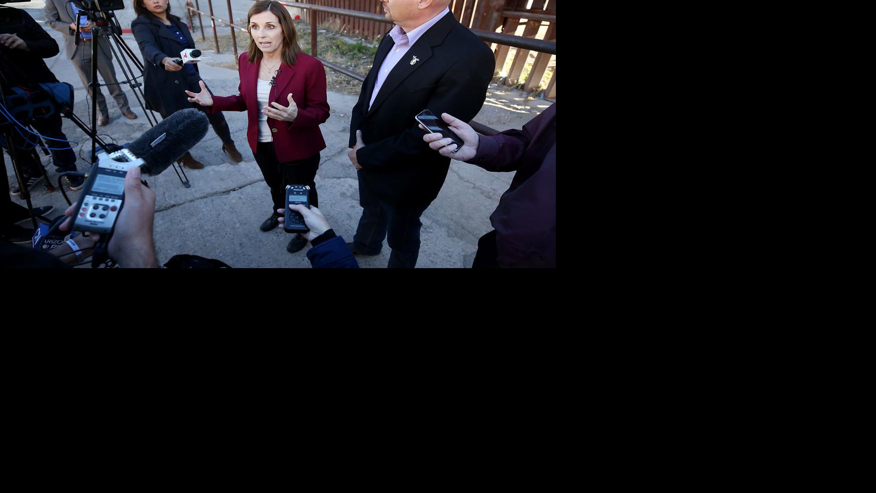 U.S. Sen. Martha McSally visits Arizona border, talks government shutdown