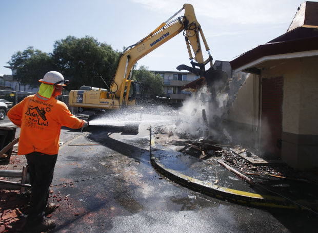 Photos: McDonald's near UA is demolished