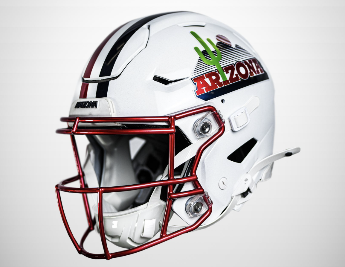 Arizona unveils cactus logo helmets for homecoming game against ...