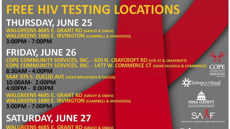 Several local Walgreens to offer free HIV tests